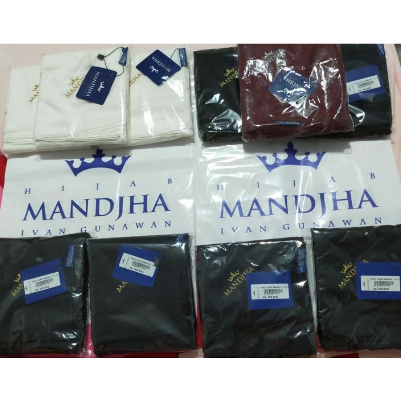 Jual Mandjha 10 Pcs Ivan Gunawan Fashion Scarf Original Polos Hitam ...