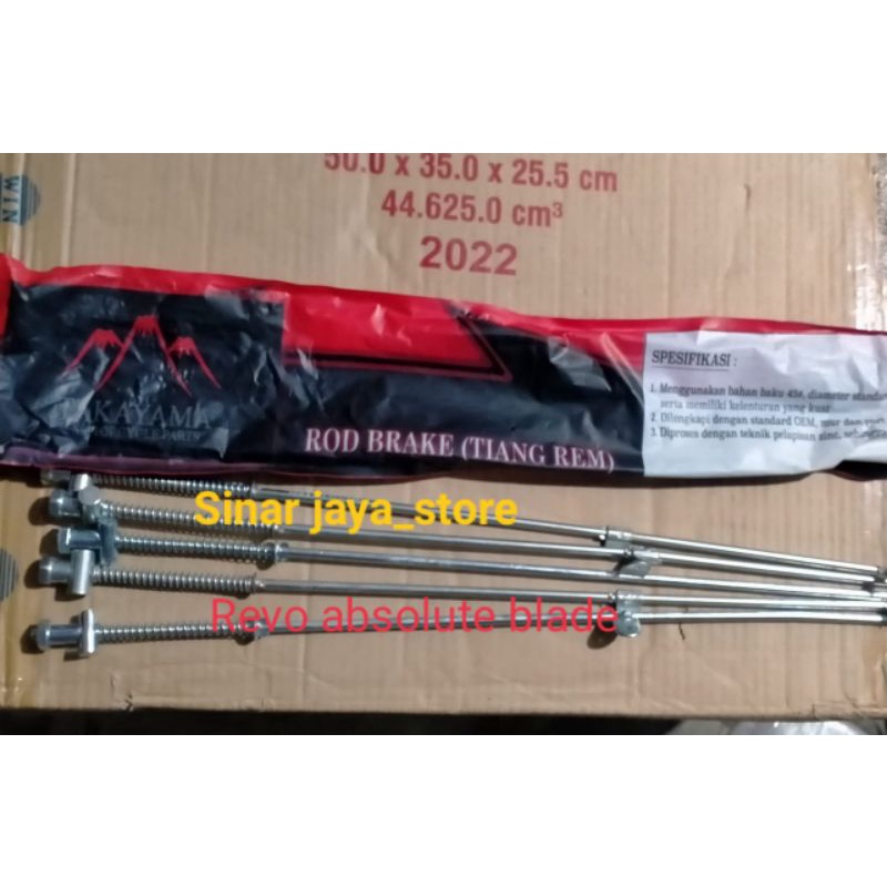 Jual Tiang Rem Lidi Rem Kawat Rem Revo Absolute Blade Takayama 5.2 mm ...