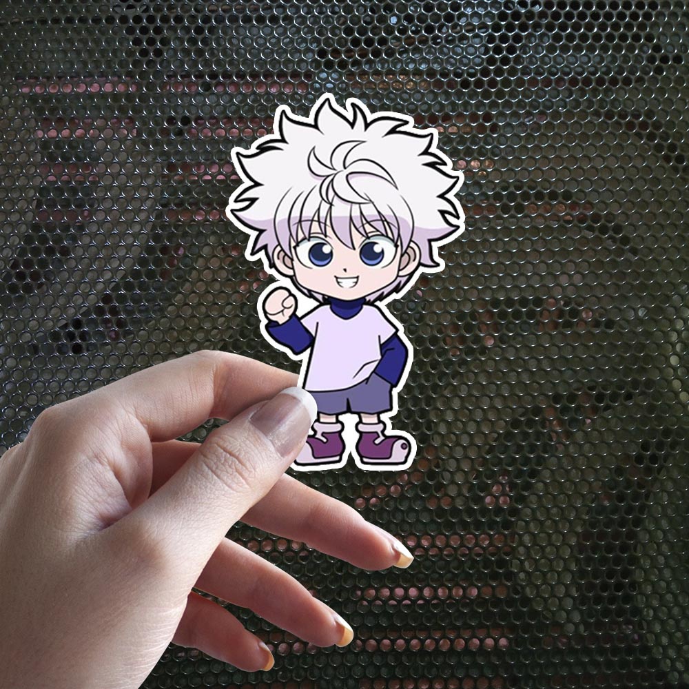 Jual Sticker Decal Vinyl Tahan Air Anime Killua Zoldyck Chibi | Shopee ...