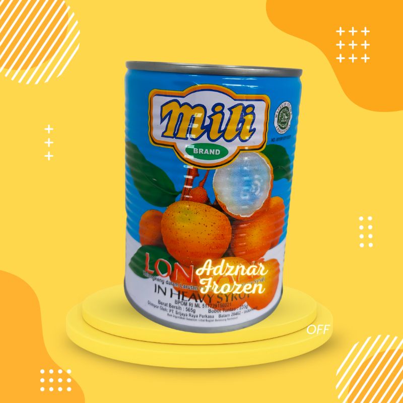 Jual longan kaleng mili 565 gr | Shopee Indonesia