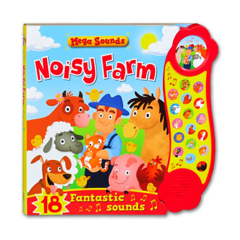 Jual Noisy Farm Mega Sound Board Book with 18 Fantastic Sounds | Shopee ...