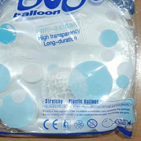 Jual Balon Bobo biru PVC 20 inch / 24 inch per bungkus isi 50 lembar ...
