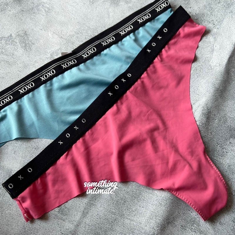 Jual #2 Juicy Couture XOXO Seamless Laser Cut Airy Thong / Seamfree ...