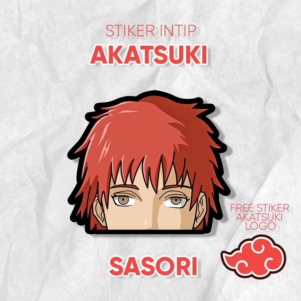 Jual Stiker Intip Akatsuki Anime Naruto / Sticker Waterproof | Shopee ...