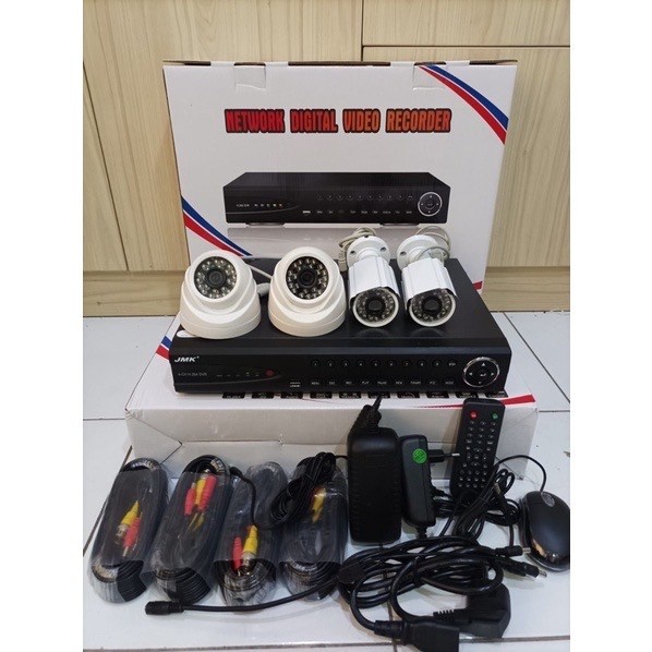 Jual PAKET DVR KIT 4ch paket dvr kit 4channel lengkap dengan cctv ...