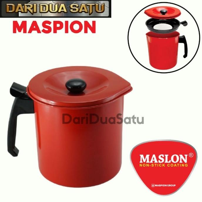 Jual Maspion Oil Pot Tempat Wadah Saringan Minyak 1.5 Liter | Shopee ...
