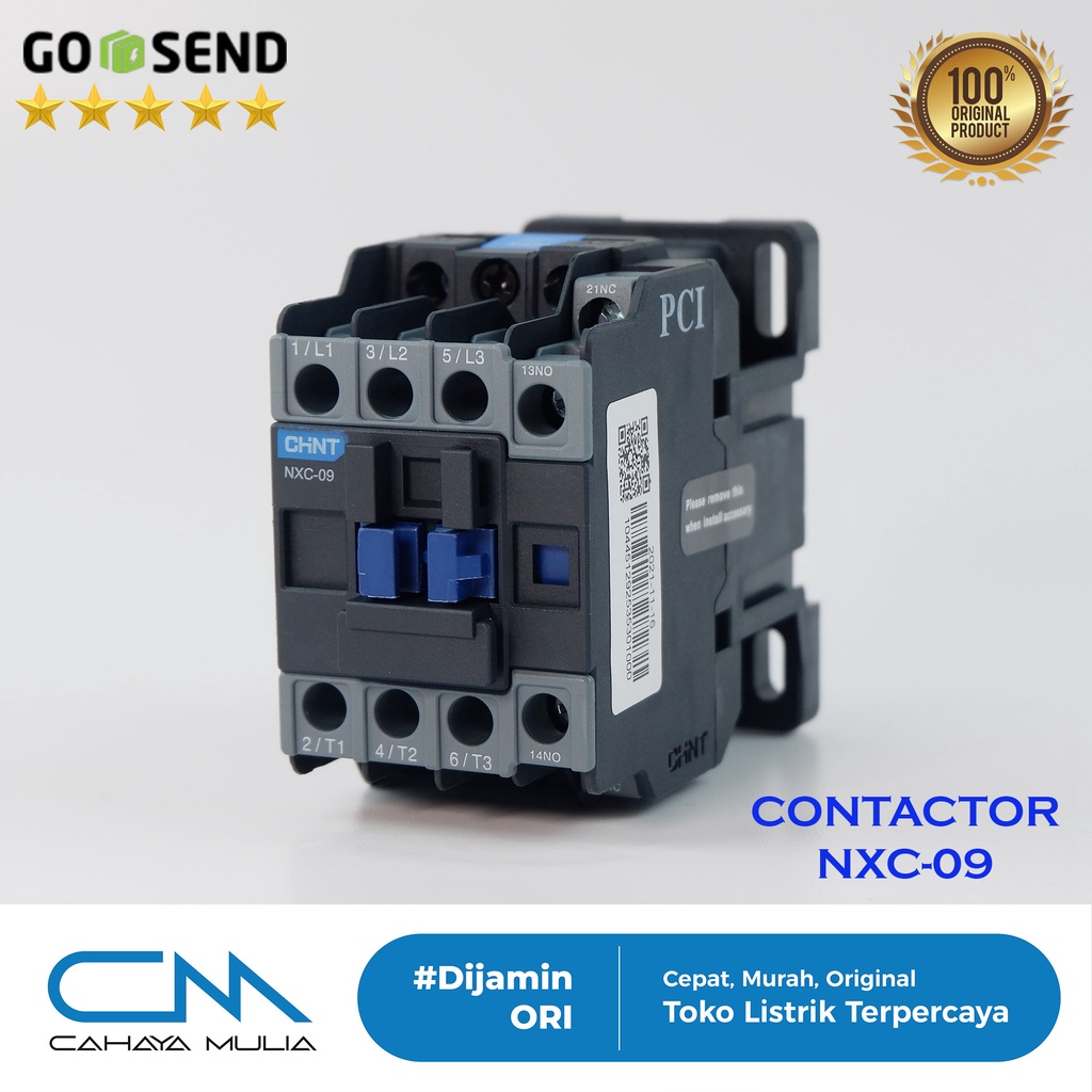 Jual CONTACTOR CHINT NXC-09 MAGNETIC KONTAKCTOR | Shopee Indonesia