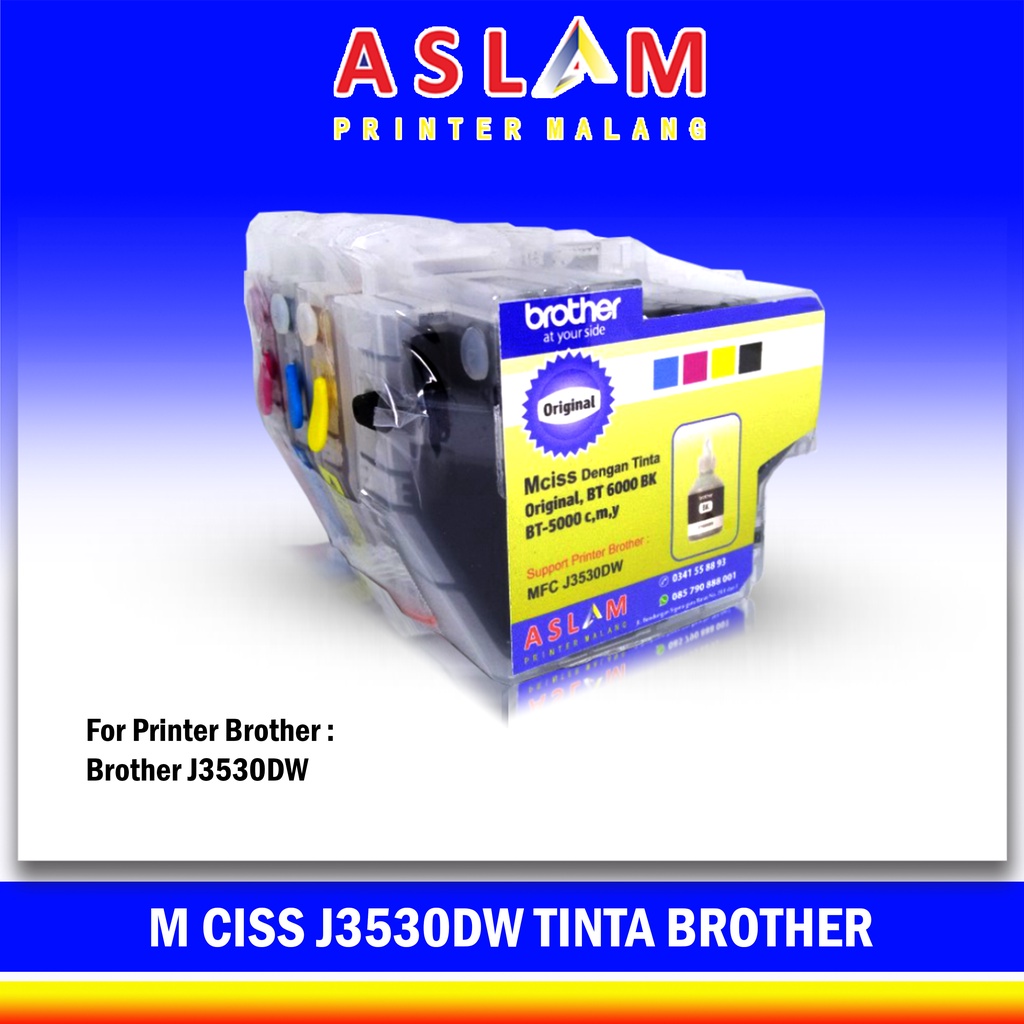 Jual MCISS Printer Brother J3530DW Cartridge 3617 MCiss Cartridge ...