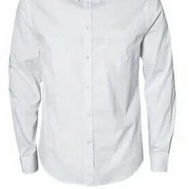 Jual kemeja/hem pria putih polos lengan panjang - Putih, M | Shopee ...