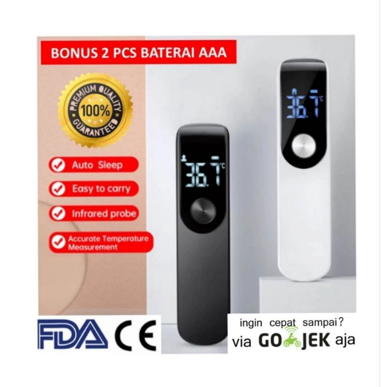 Jual PREMIUM QUALITY Termometer tembak Thermogun Digital Thermometer ...