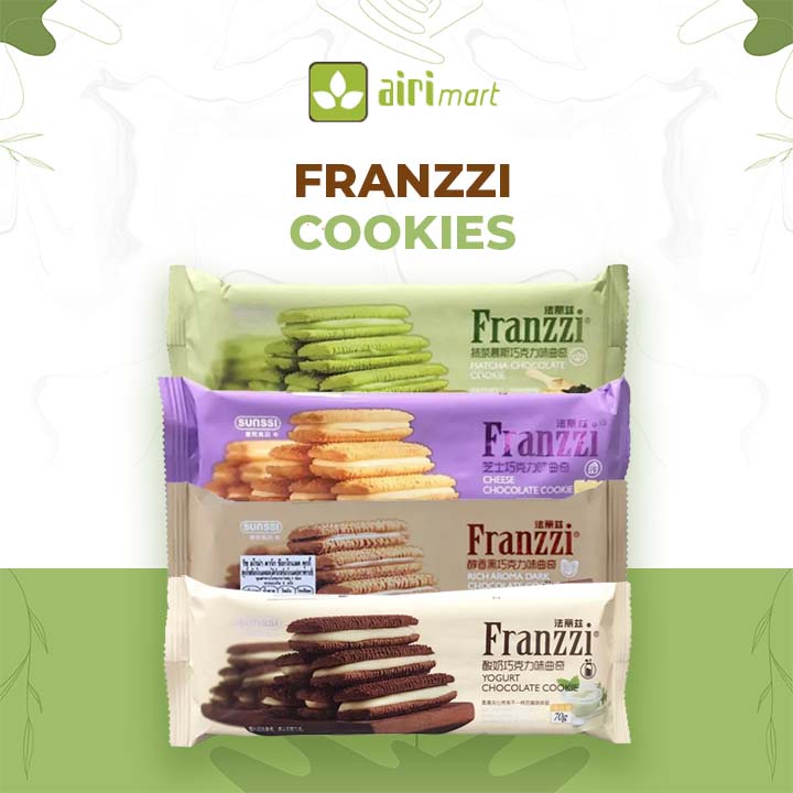 Jual Franzzi Cookie / Dark choco / Matcha choco / Yoghurt Choco ...