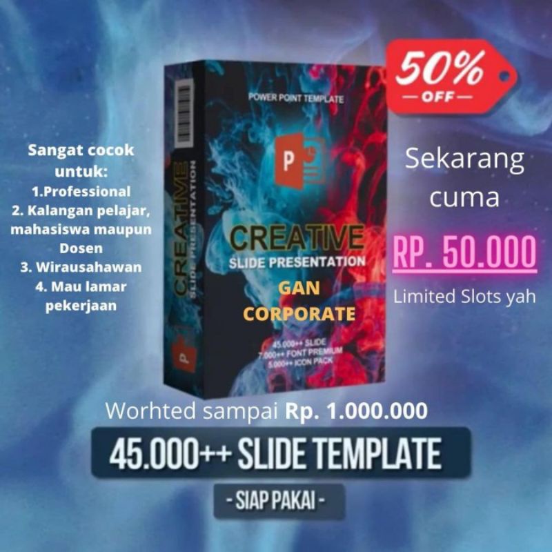 Jual Powerpoint template pptx / Infographics / Slide presentasi - Exclusive | Shopee Indonesia