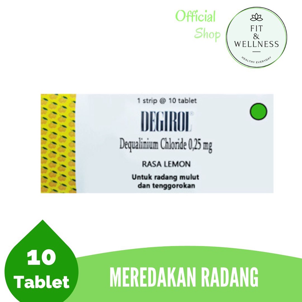 Jual Degirol Lozenges Obat Radang Tenggorokan- 10 Tablet | Shopee Indonesia