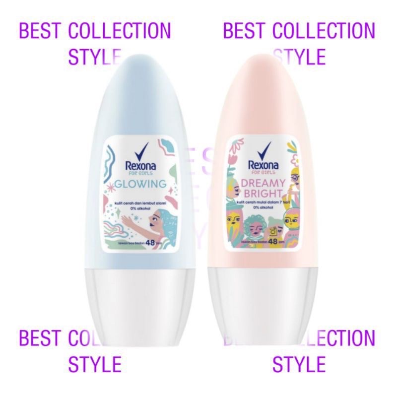 Jual REXONA FOR GIRLS DEO ROLL ON 40ml | Shopee Indonesia