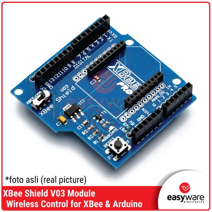 Jual XBee Shield V03 Module Wireless Control for Arduino XBee SASLUN | Shopee Indonesia