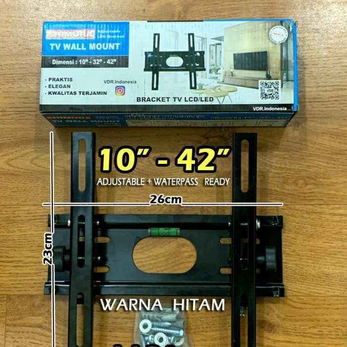 Jual Breket/Braket/Bracket TV LCD.LED.PLASMA 42. 32.29.24.17 inch tebal ...