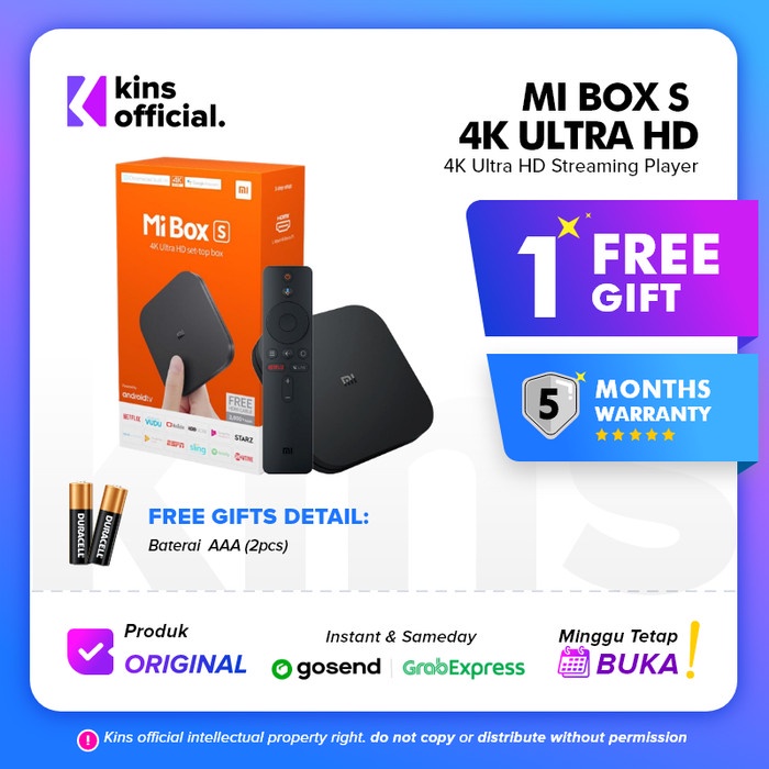 Jual Produk Terbaru Mi Box S 4K Ultra Hd Android Tv Box Global Version ...
