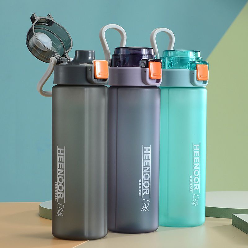 Jual Botol Minum Doff HEENOOR 1000Ml 3 varian Warna Ada Saringan dan ...