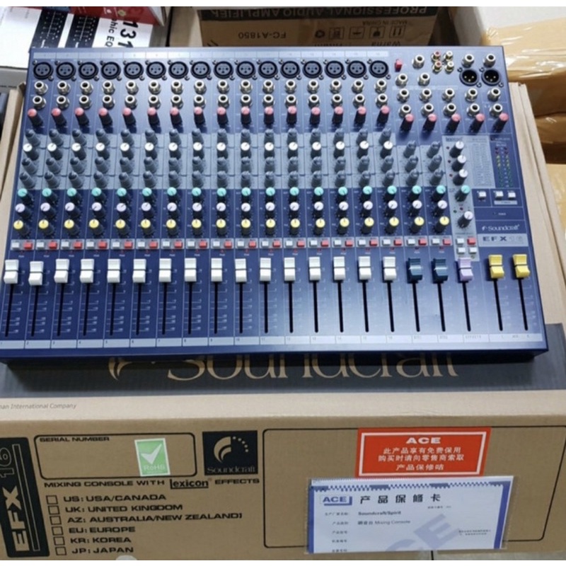 Jual Mixer Soundcraft efx16 efx 16 Effect Lexicon ( 16 Channel )BARU ...