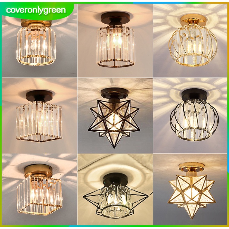 Jual Lampu Kristal Gantung Mewah Plafon Minimalis crystal ceiling lamp ...