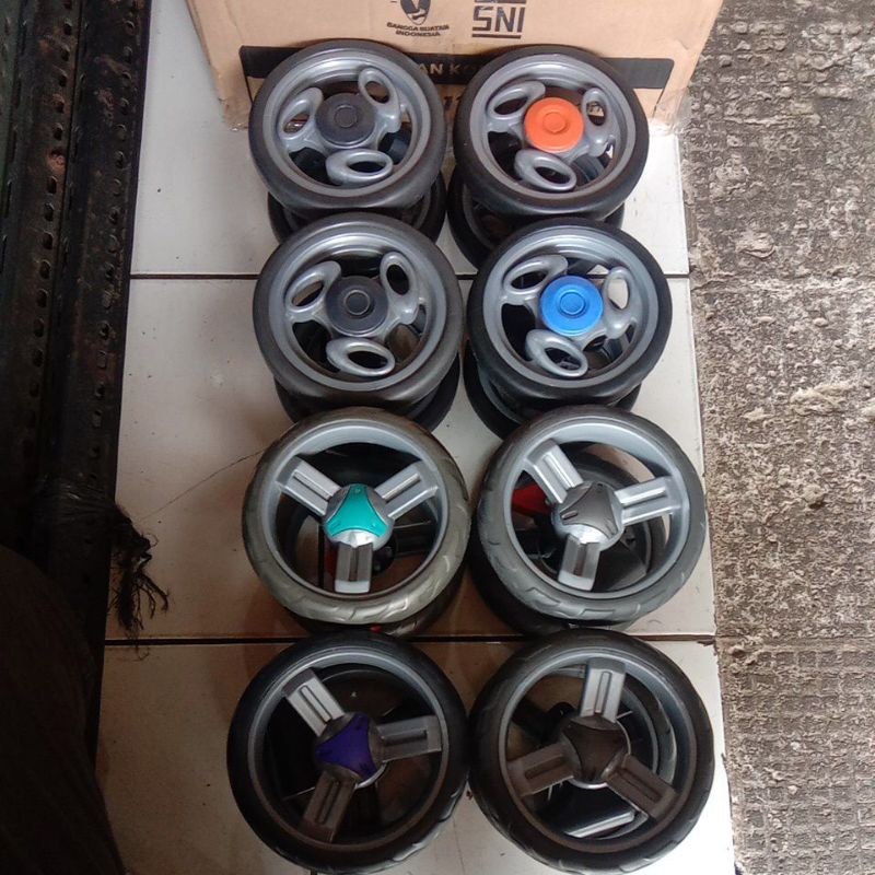 Jual Roda stroller Pliko , roda depan Roda belakang, harga Satuan ...