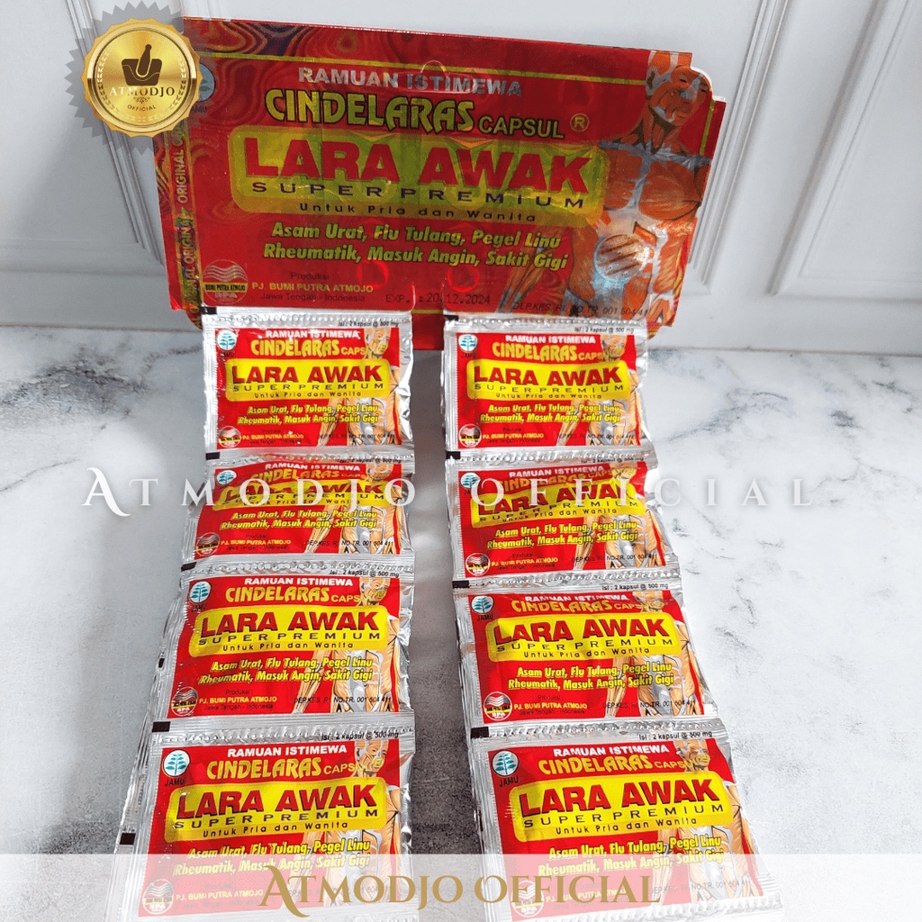 Jual RAMUAN HERBAL CINDELARAS LARA AWAK || 100% ORIGINAL || Quality ...