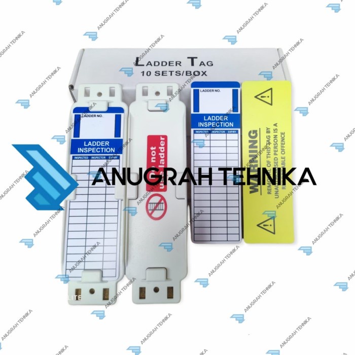 Jual Scaffold Ladder Sign Tag Label Penanda Tangga | Shopee Indonesia