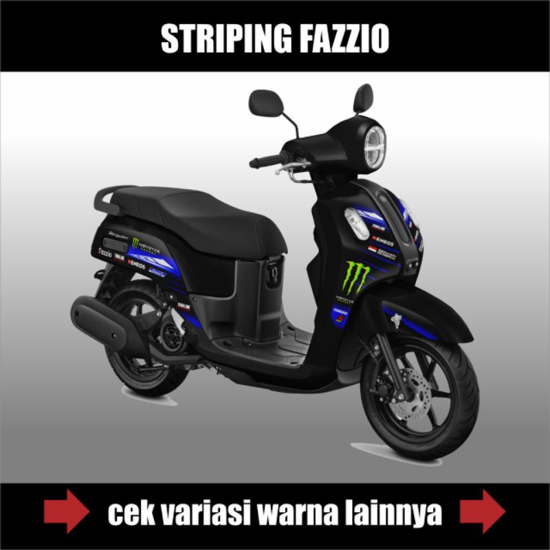 Jual Striping Yamaha Fazzio / Stiker Variasi Motor Fazzio Grapis / Sticker Fazzio | Shopee Indonesia