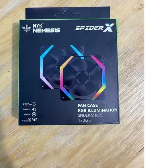 Jual FAN Casing Gaming NYK NEMESIS SPIDER X RGB 12Cm | Shopee Indonesia
