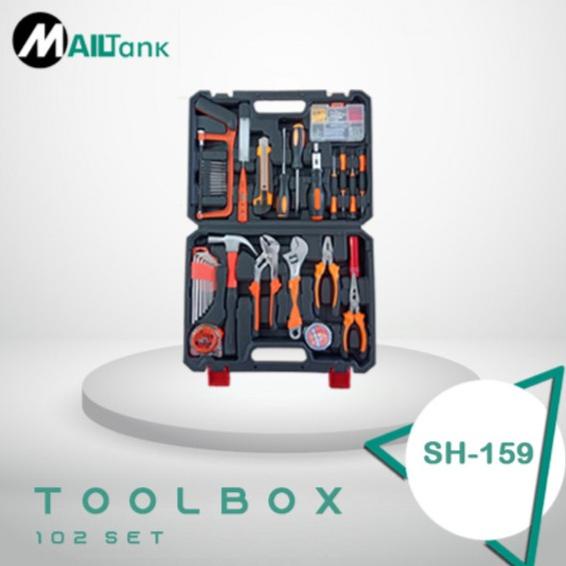 Jual Mailtank Sh159 Toolbox Toolset 102 Pcs Toolkit Tool Box Tool Set | Shopee Indonesia