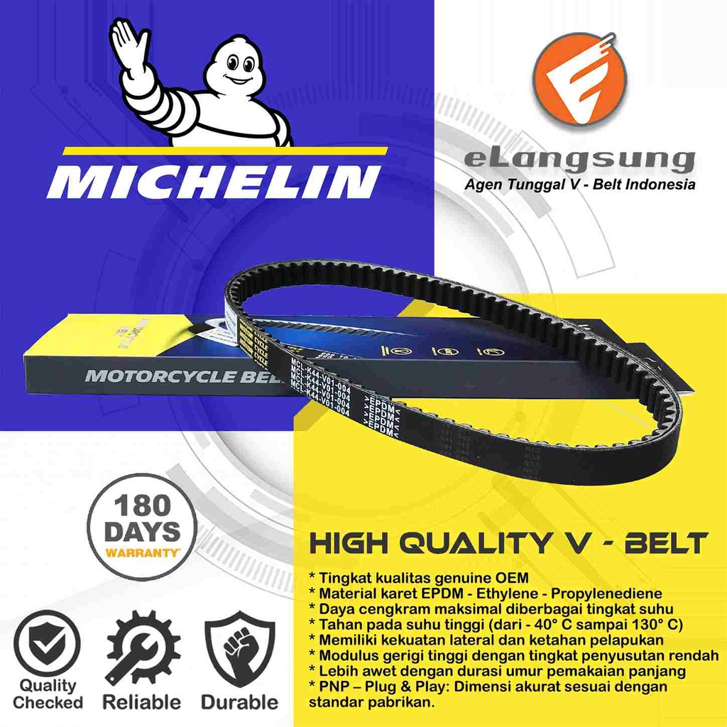 Jual Michelin Van Belt Beat FI Stater Halus Vario 110 ESP Scoopy FI ESP ...
