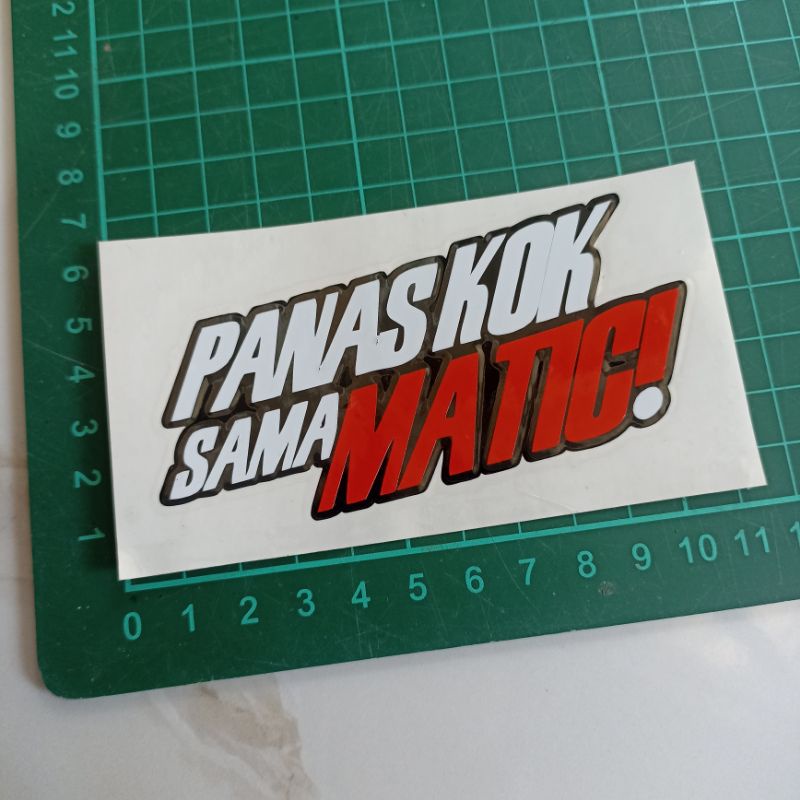 Jual sticker panas kok sama matic cutting stiker oracal | Shopee Indonesia