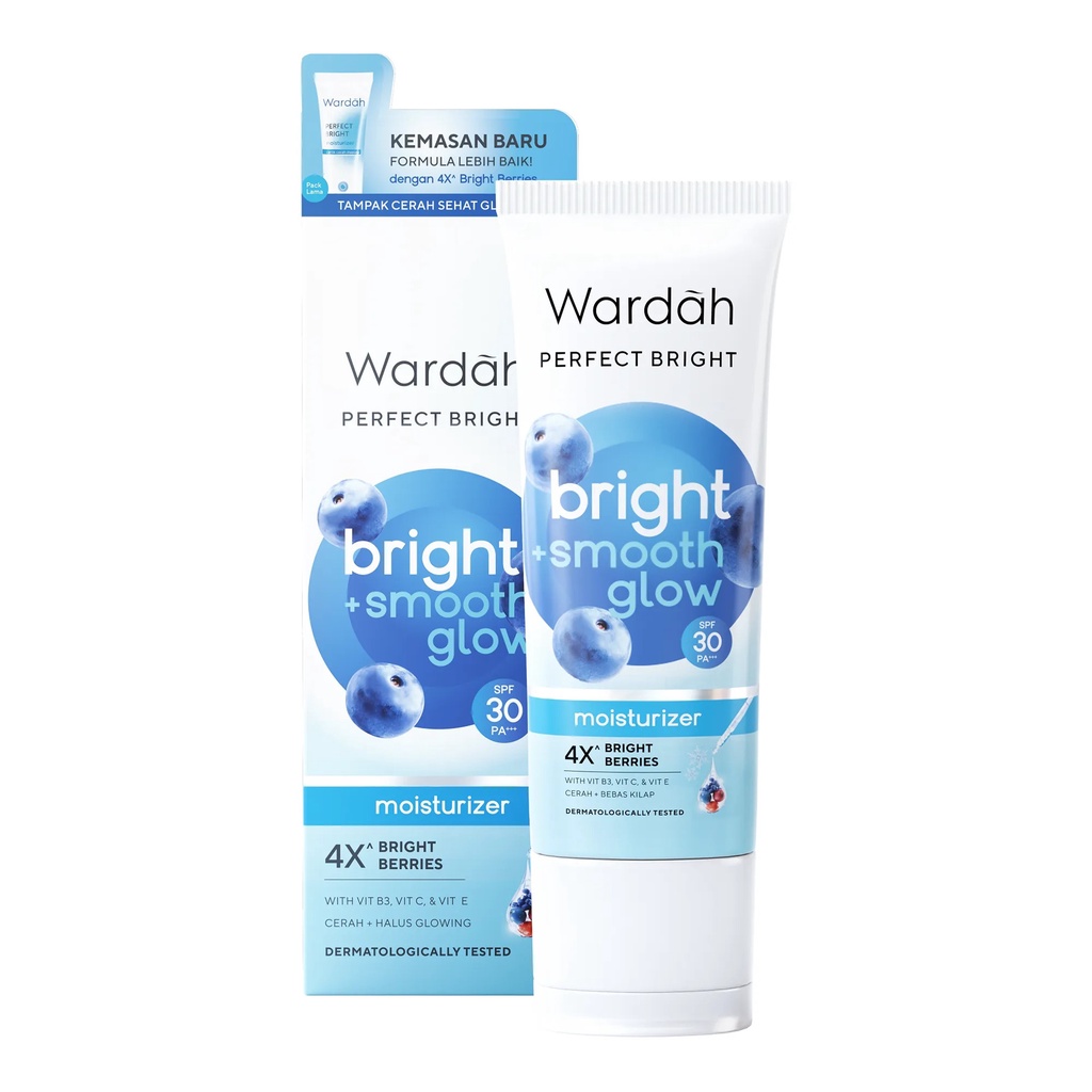 Jual Wardah Perfect Bright Moisturizer Bright + Smooth Glow SPF 30 PA ...