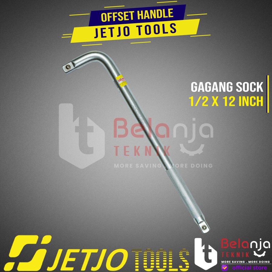 Jual Jetjo Gagang Kunci Mata Sock L 1/2 X 12 Inch Offset Handle Shock ...