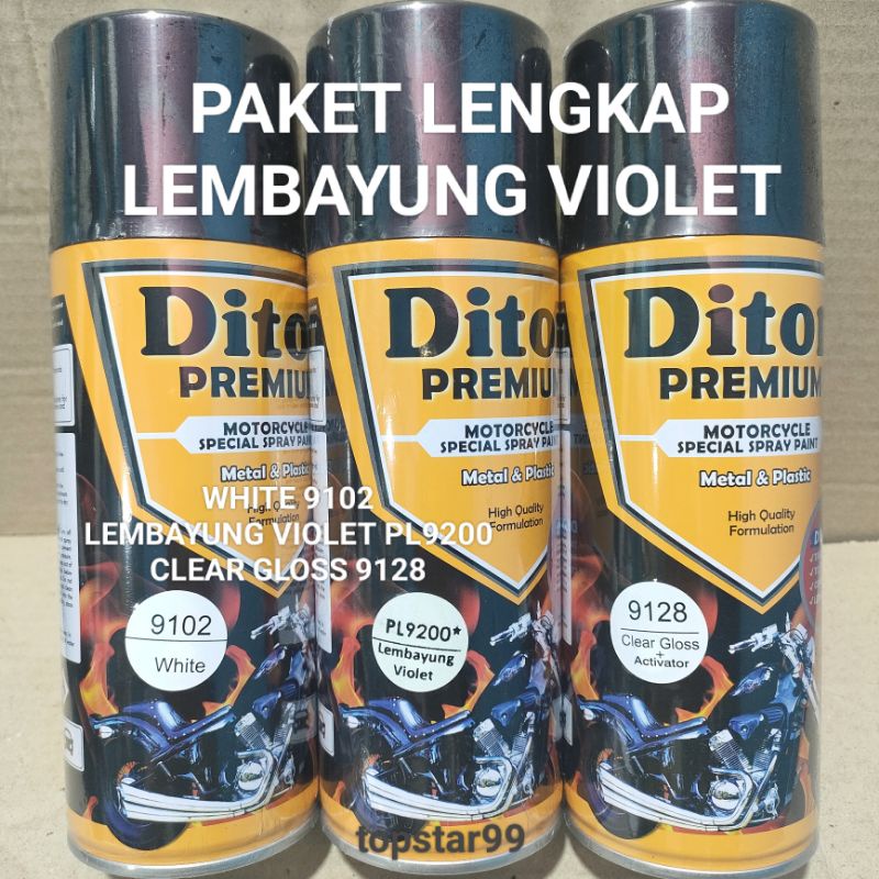 Jual Pilok Cat Diton Premium Paket Lengkap 3 Kaleng White 9102 ...
