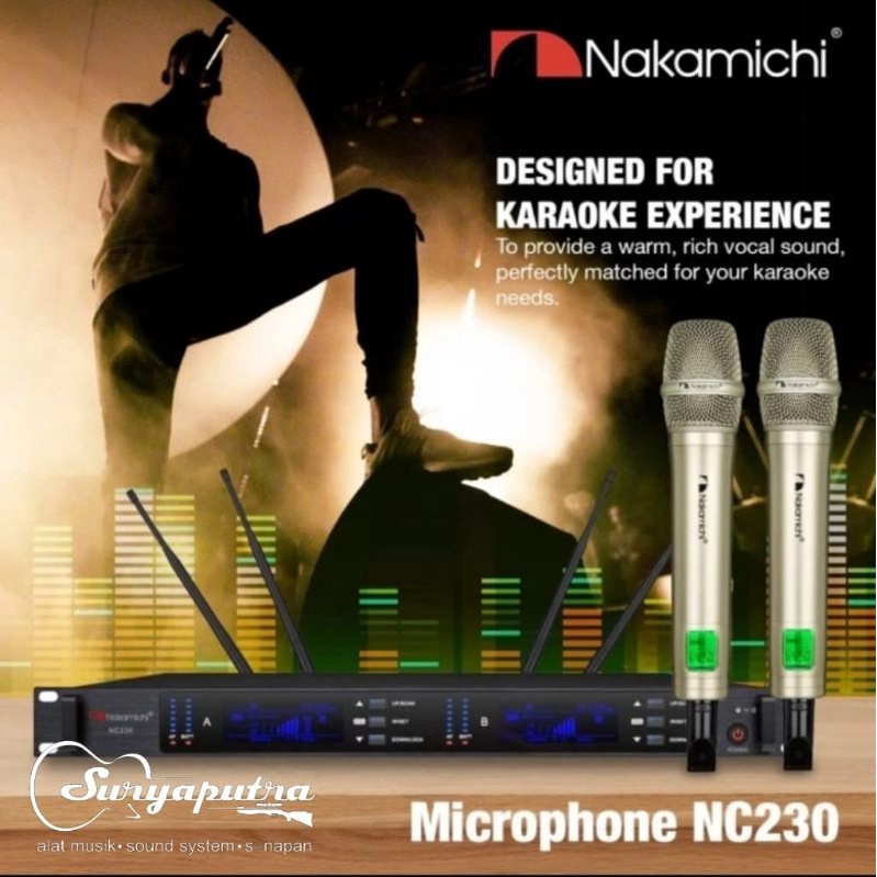 Jual Nakamichi NC 230 Golden Mic. Wireless | Shopee Indonesia