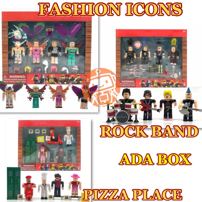 Jual Roblox Action Collection - Four Figure Pack - BOX SET | Shopee ...