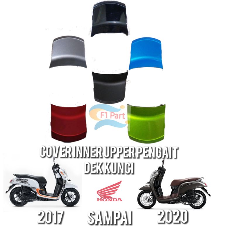 Jual Cover inner upper Scoopy K93 hitam putih hijau biru merah doff ...