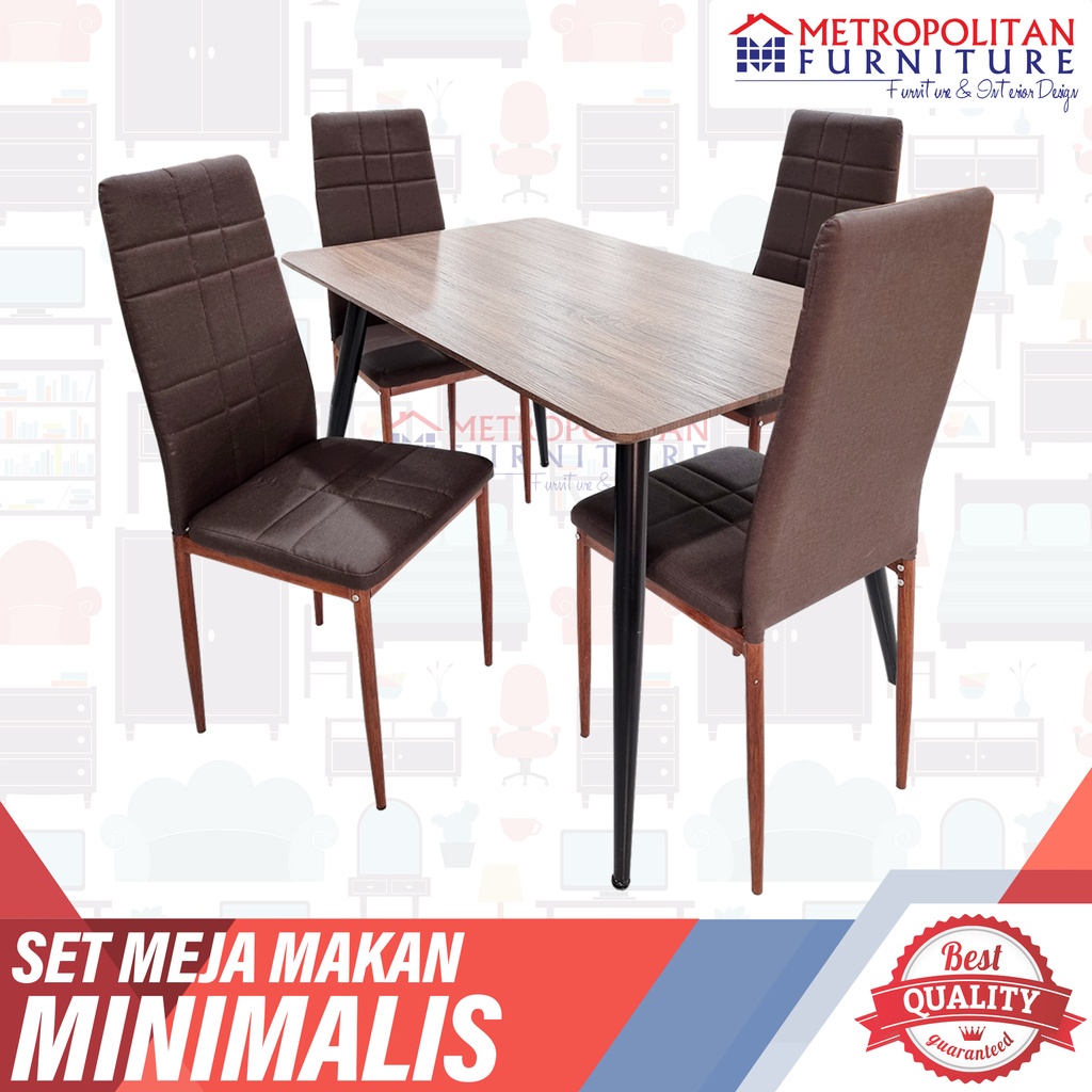 Jual Set Meja Makan Minimalis Cafe Dining Table | Shopee Indonesia