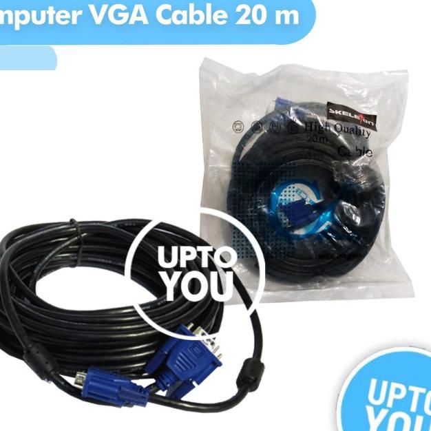 Jual Kabel VGA - Computer VGA Cable 20 m | Shopee Indonesia