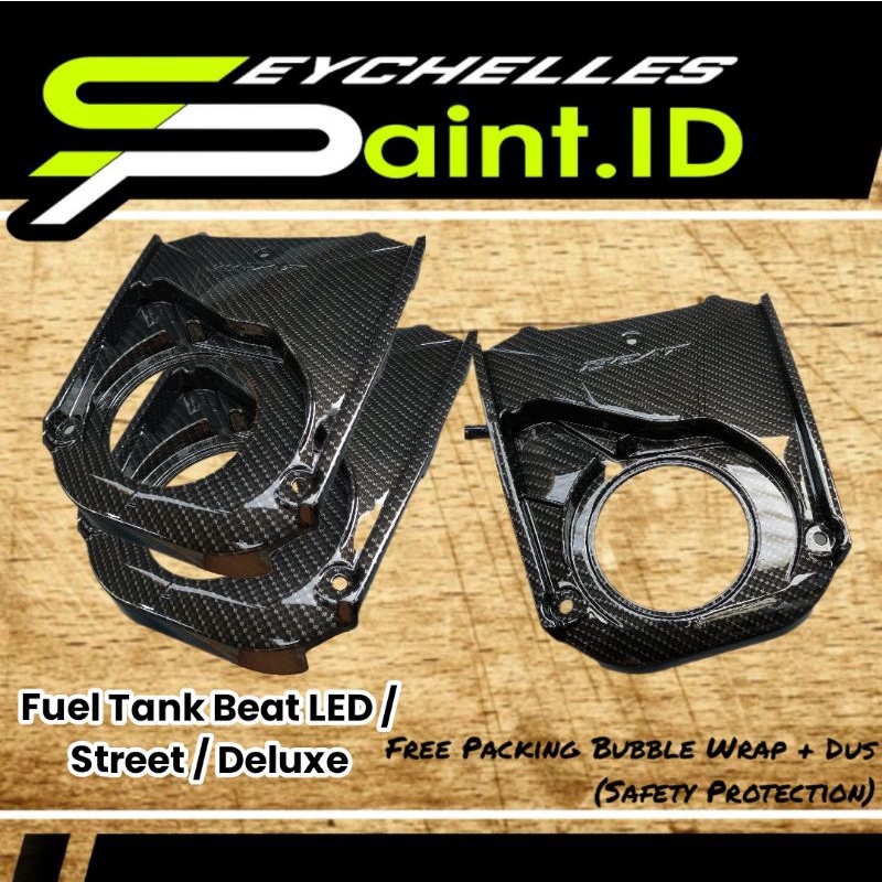 Jual Cover Carbon Fuel Tank Beat Deluxe Street K1A Motif Kevlar ...