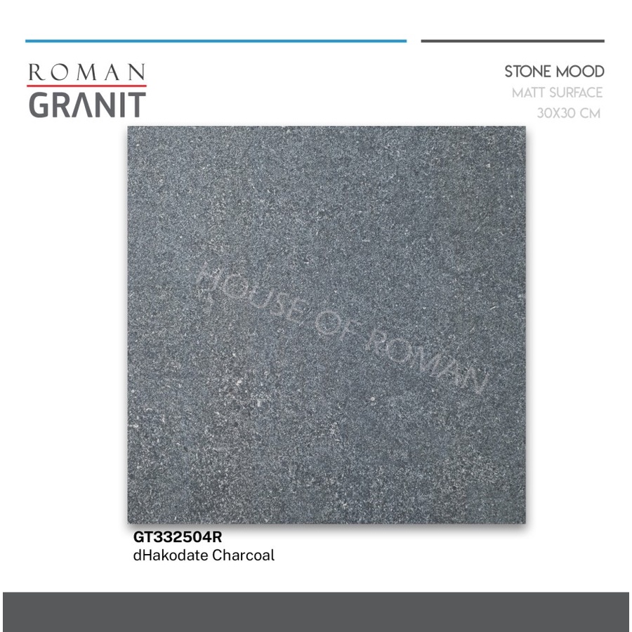 Jual ROMANGRANIT DHAKODATE CHARCOAL 30X30 GT332504R ROMAN GRANIT ...