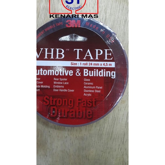 Jual DOUBLE / DOBLE TAPE FOAM 3M VHB Besar 24mm | Shopee Indonesia