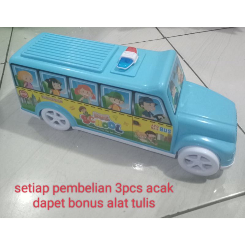 Jual mainan mobil bus sekolah full back | Shopee Indonesia