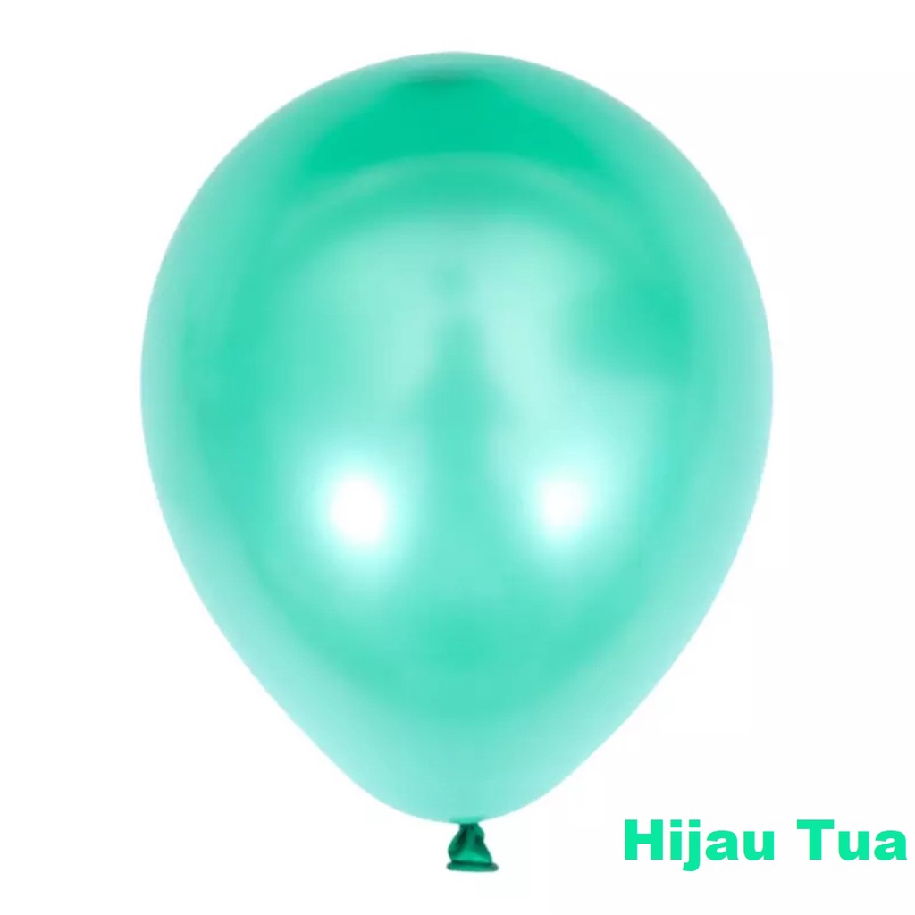 Jual (GROSIR) Balon Latex Metallic 5 Inch (1 PACK isi 100) | Shopee ...