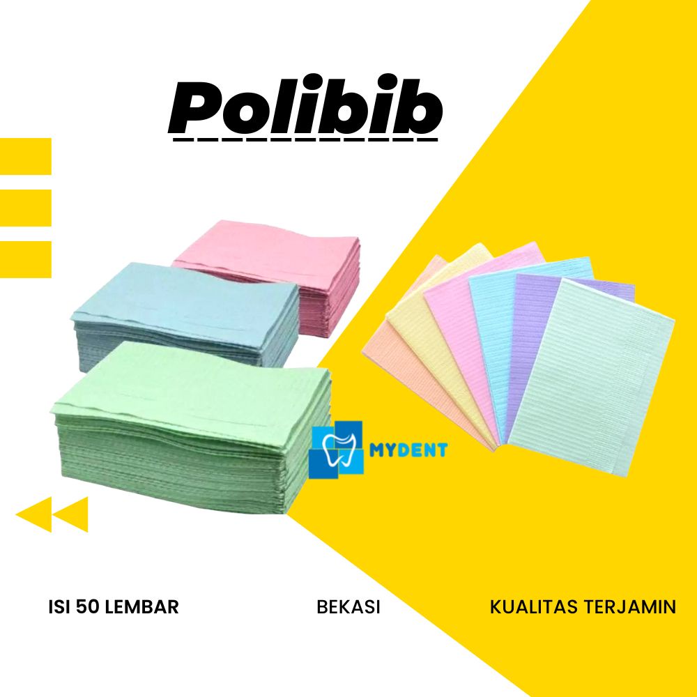 Jual DENTAL BIB POLIBIB POLI BIB SLABER CELEMEK TATAKAN DADA PASIEN ...