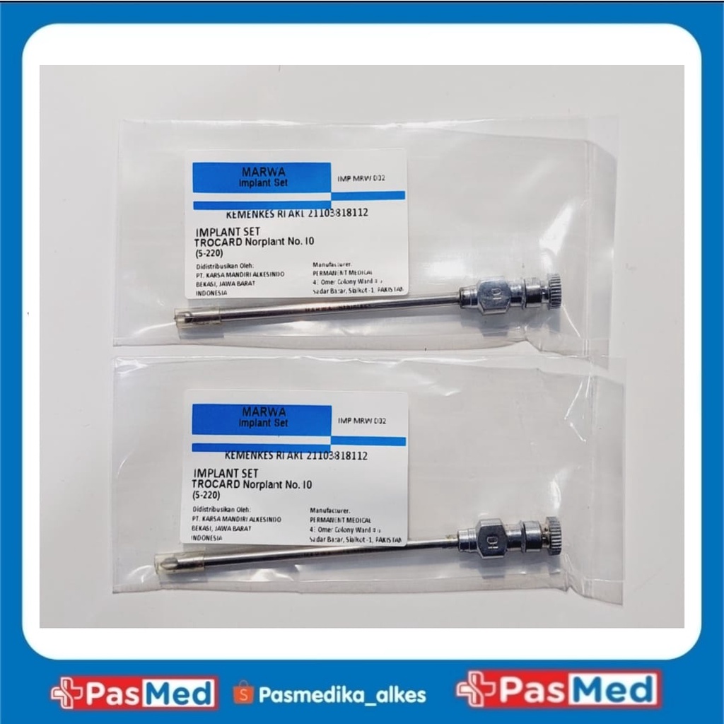 Jual Trocard Implant Trocar Norplant No.10 Marwa | Shopee Indonesia
