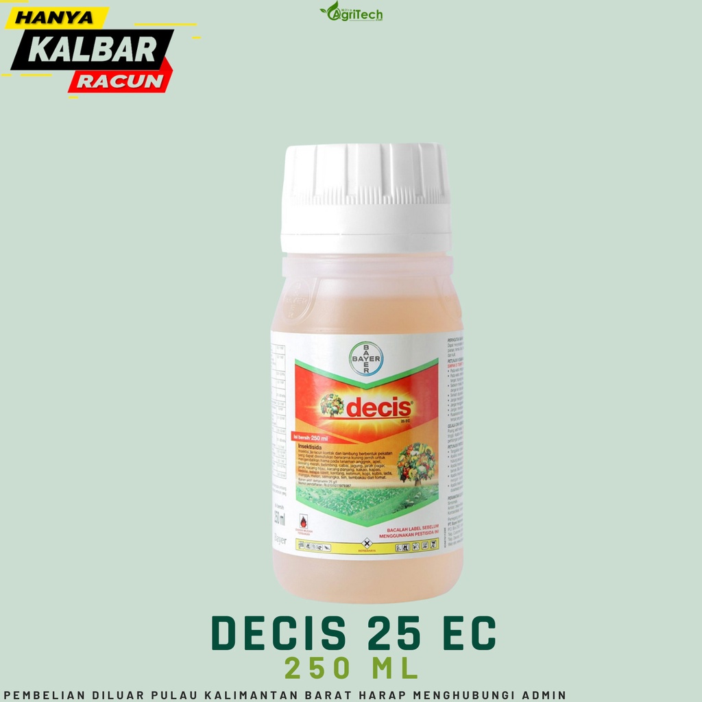 Jual DECIS 25 EC 250 ML INSEKTISIDA PESTISIDA OBAT PEMBASMI HAMA BAYER ...
