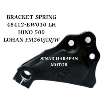 Jual BRACKET SPRING DEPAN LH 48412-EW010 HINO 500 FM260JD/JW BRACKET ...