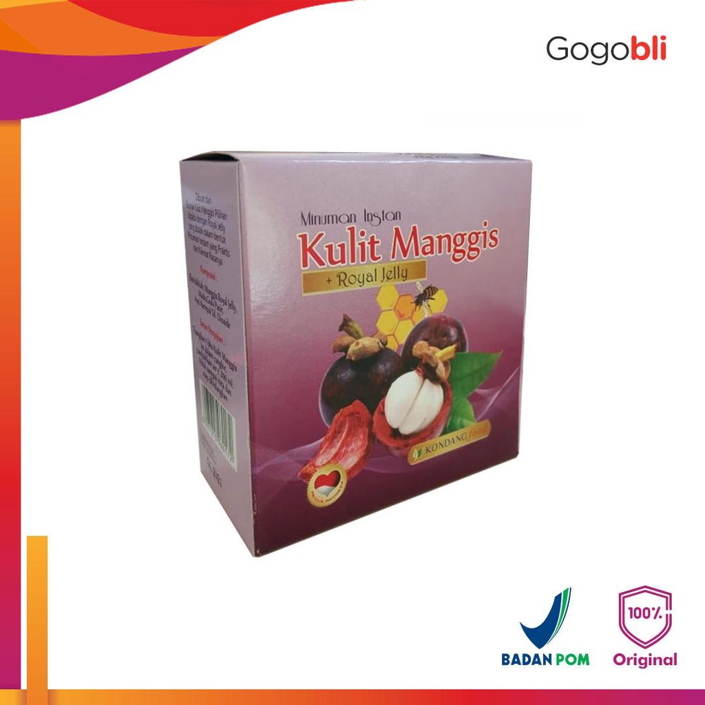 Jual Kondang Food Kulit Manggis Box (23gr x 5s) | Shopee Indonesia